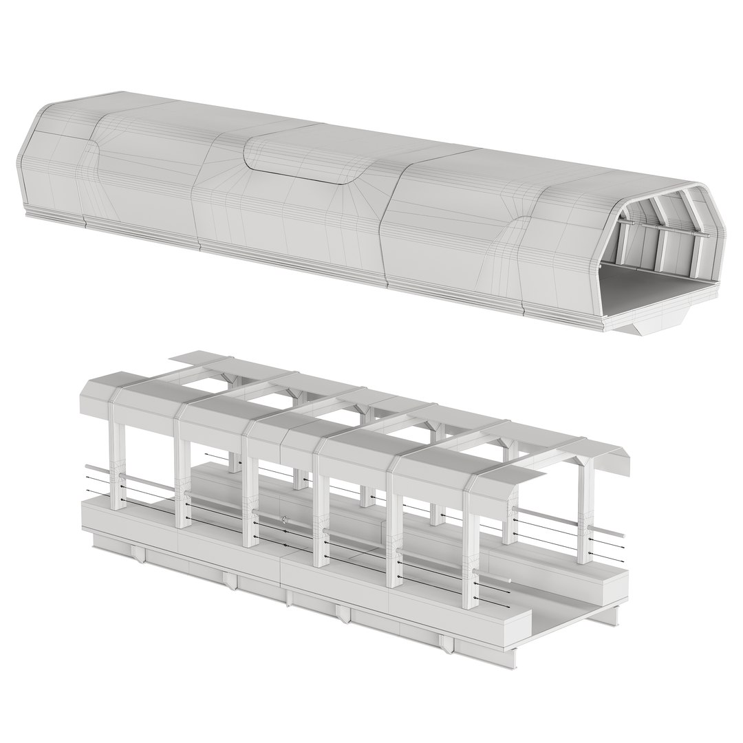 3D Modular Bridge Set 2 - TurboSquid 2389819