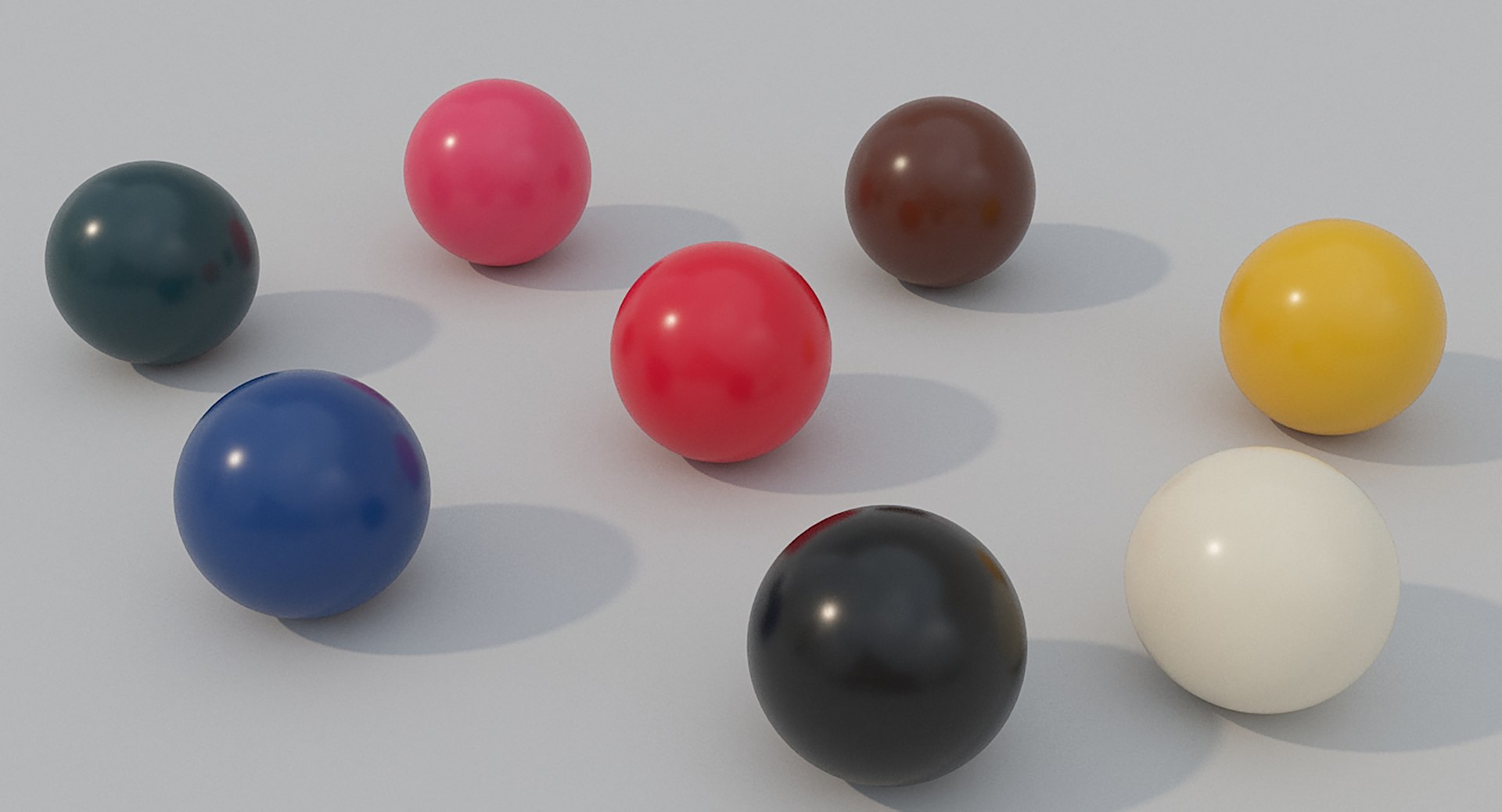 3D Snooker Balls And Triangle Model - TurboSquid 1737714