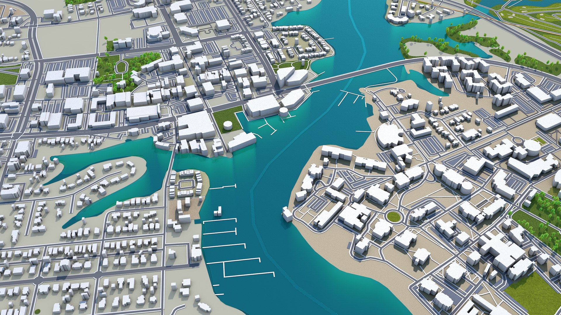 3D Hampton Virginia USA Model - TurboSquid 1719022