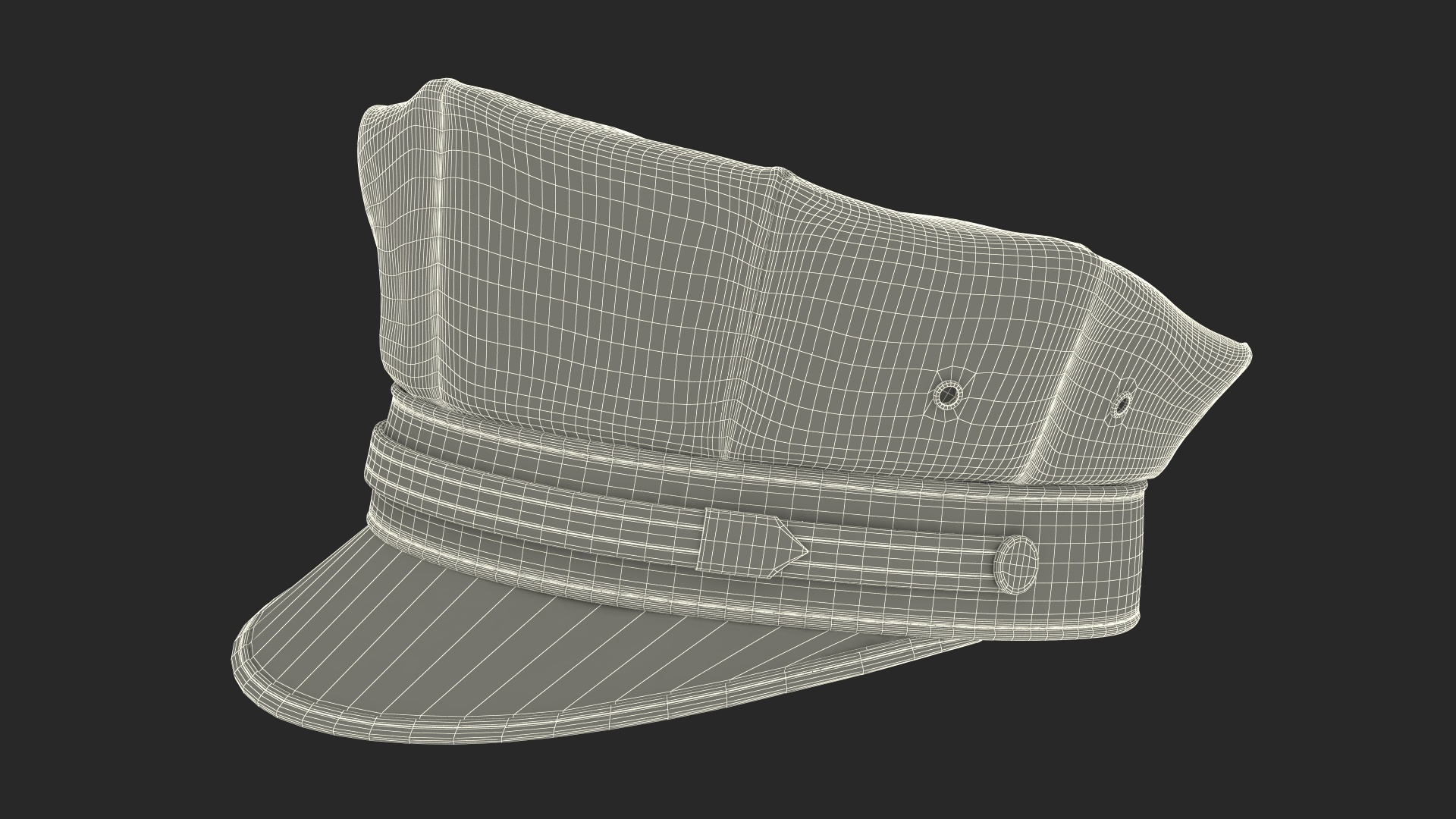 Police Officer Cap 3D Model - TurboSquid 2250027