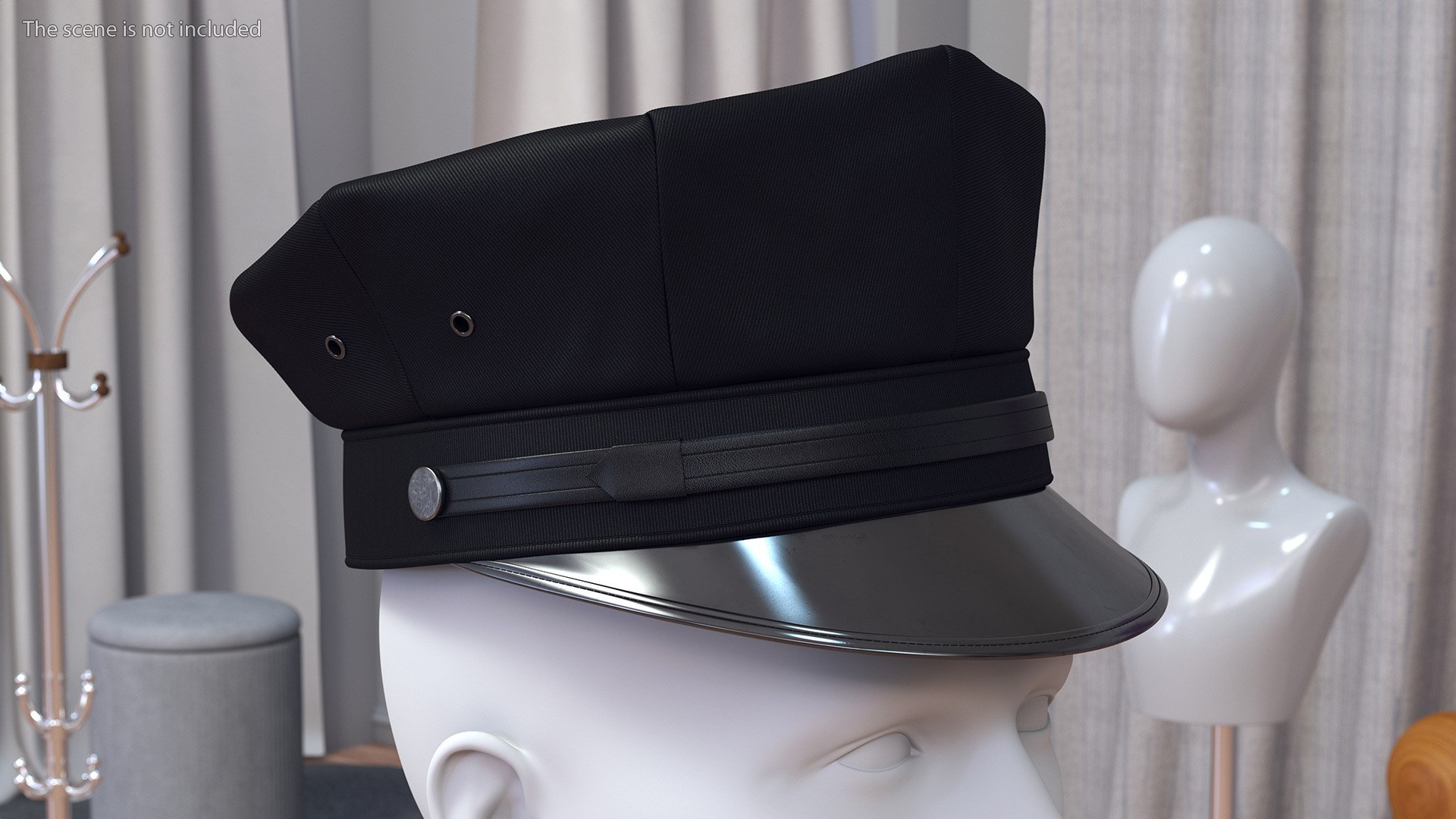 Police Officer Cap 3D Model - TurboSquid 2250027
