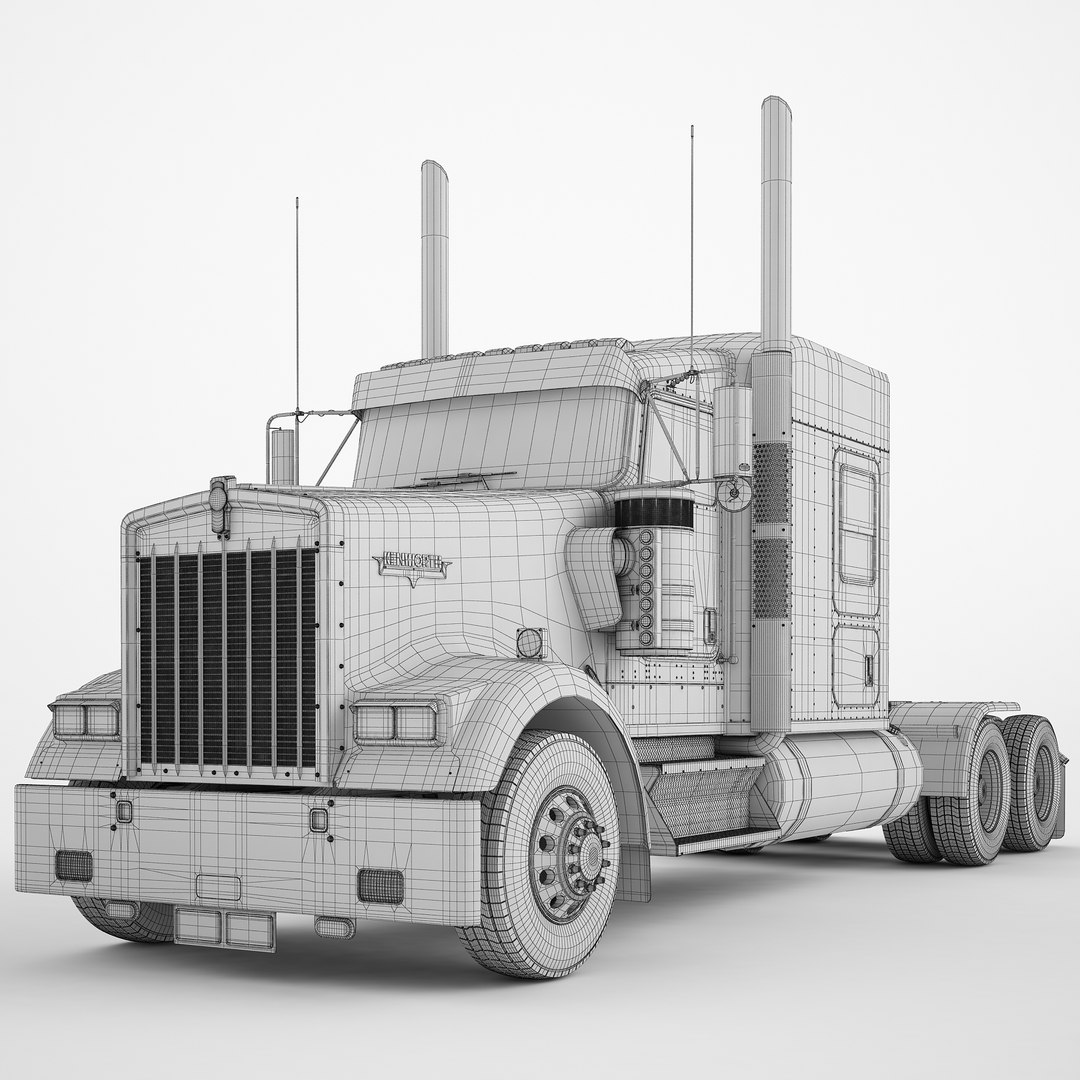 3D Model Kenworth W900L 2012 03 - TurboSquid 1942367
