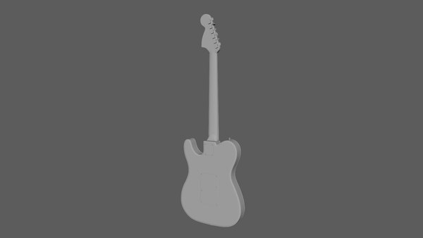3D guitar model - TurboSquid 1774613