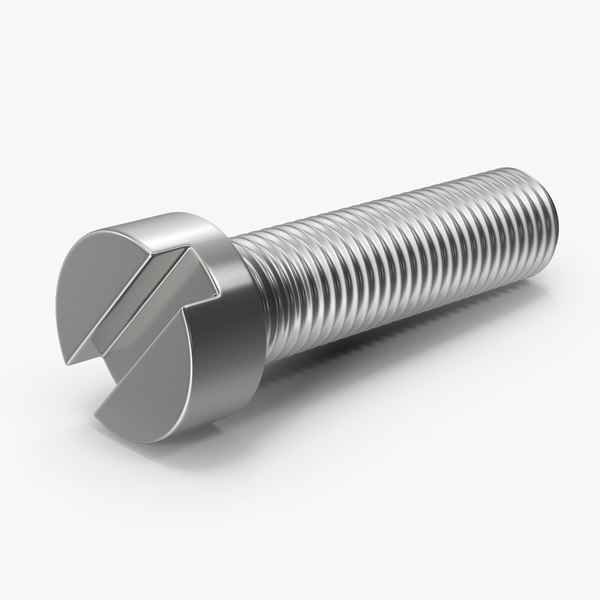 3D model Slotted Head Bolt - TurboSquid 1975692