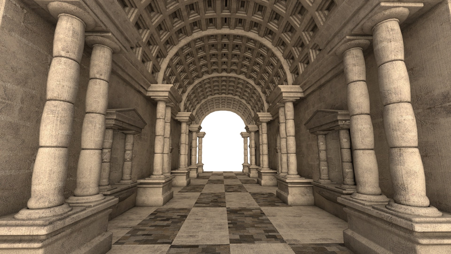 Ancient Greek Interior Model - TurboSquid 2008718