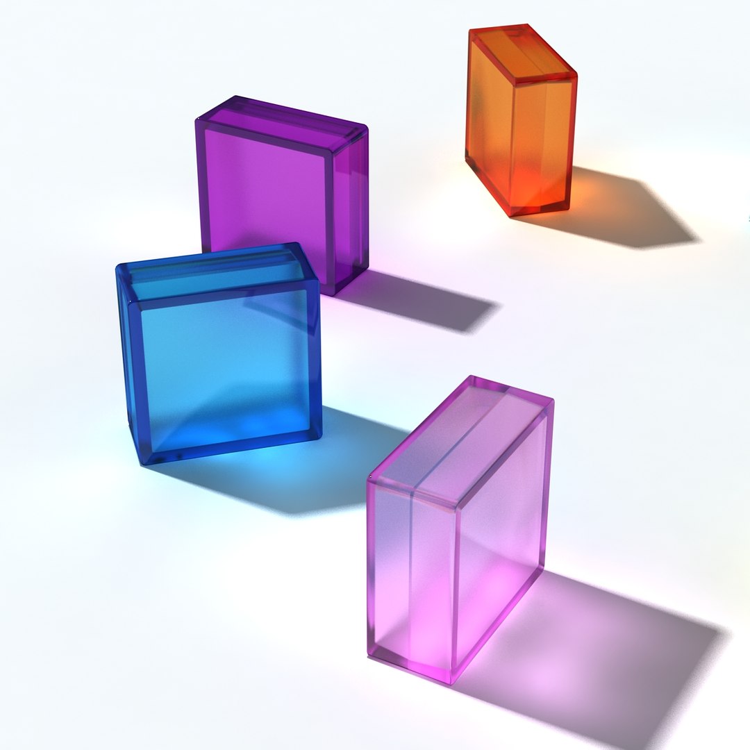 3d Glass Blocks
