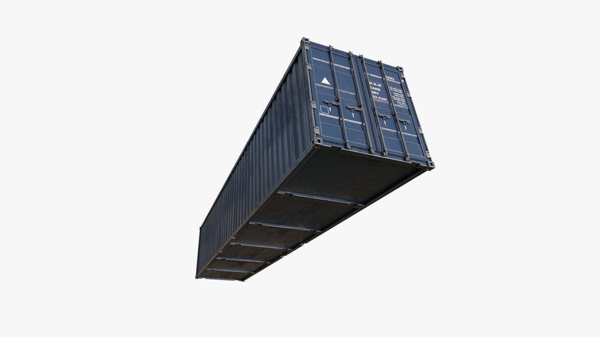 3D Shipping Container 40 Foot Model - TurboSquid 2254832