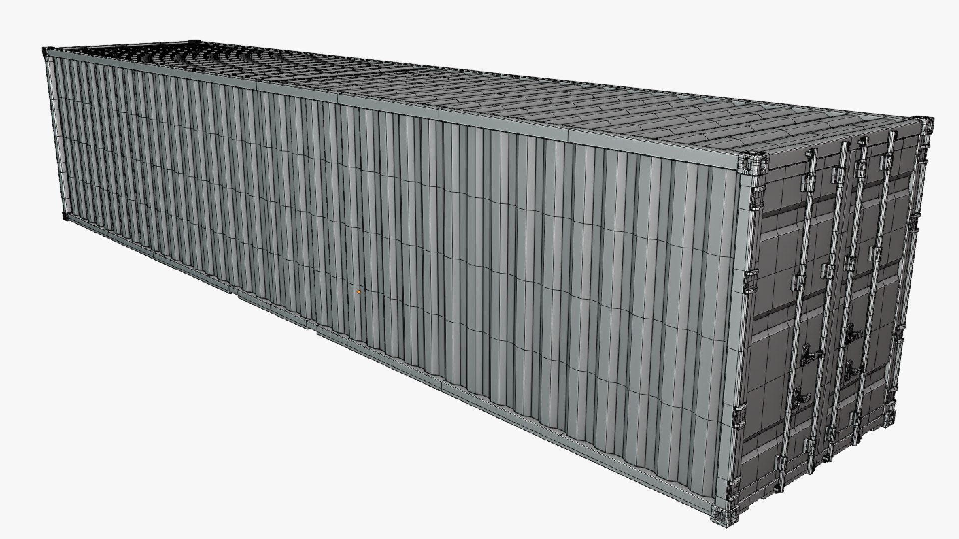 3D Shipping Container 40 Foot Model - TurboSquid 2254832