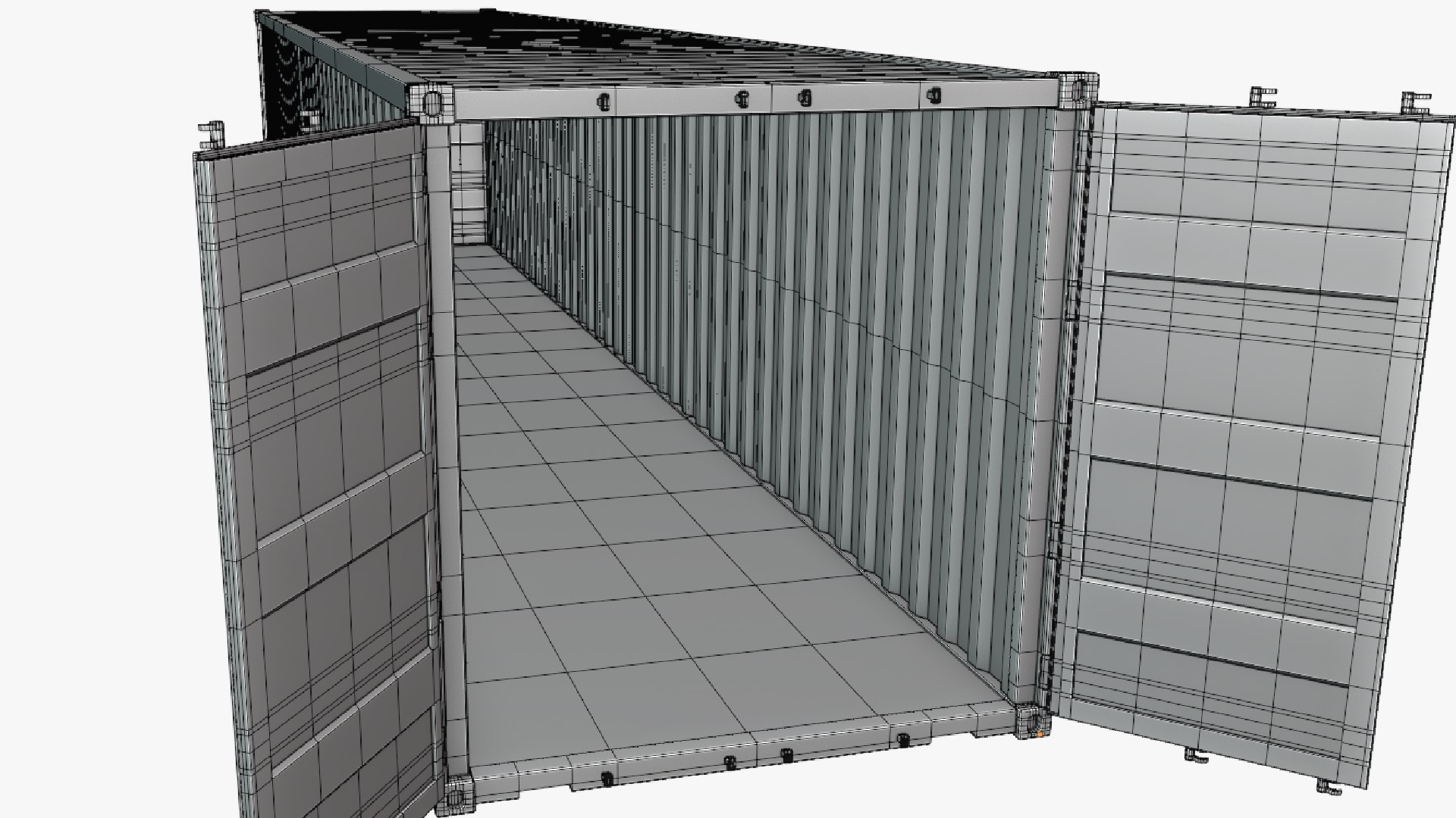 3D Shipping Container 40 Foot Model - TurboSquid 2254832