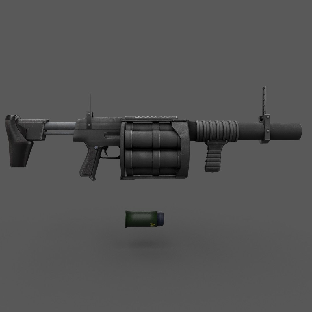 3D Model Grenade Launcher - TurboSquid 1235242