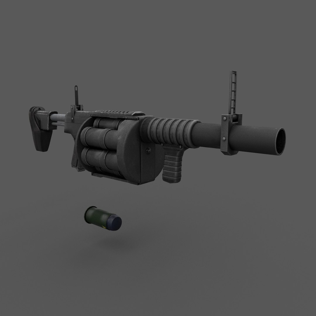 3D Model Grenade Launcher - TurboSquid 1235242