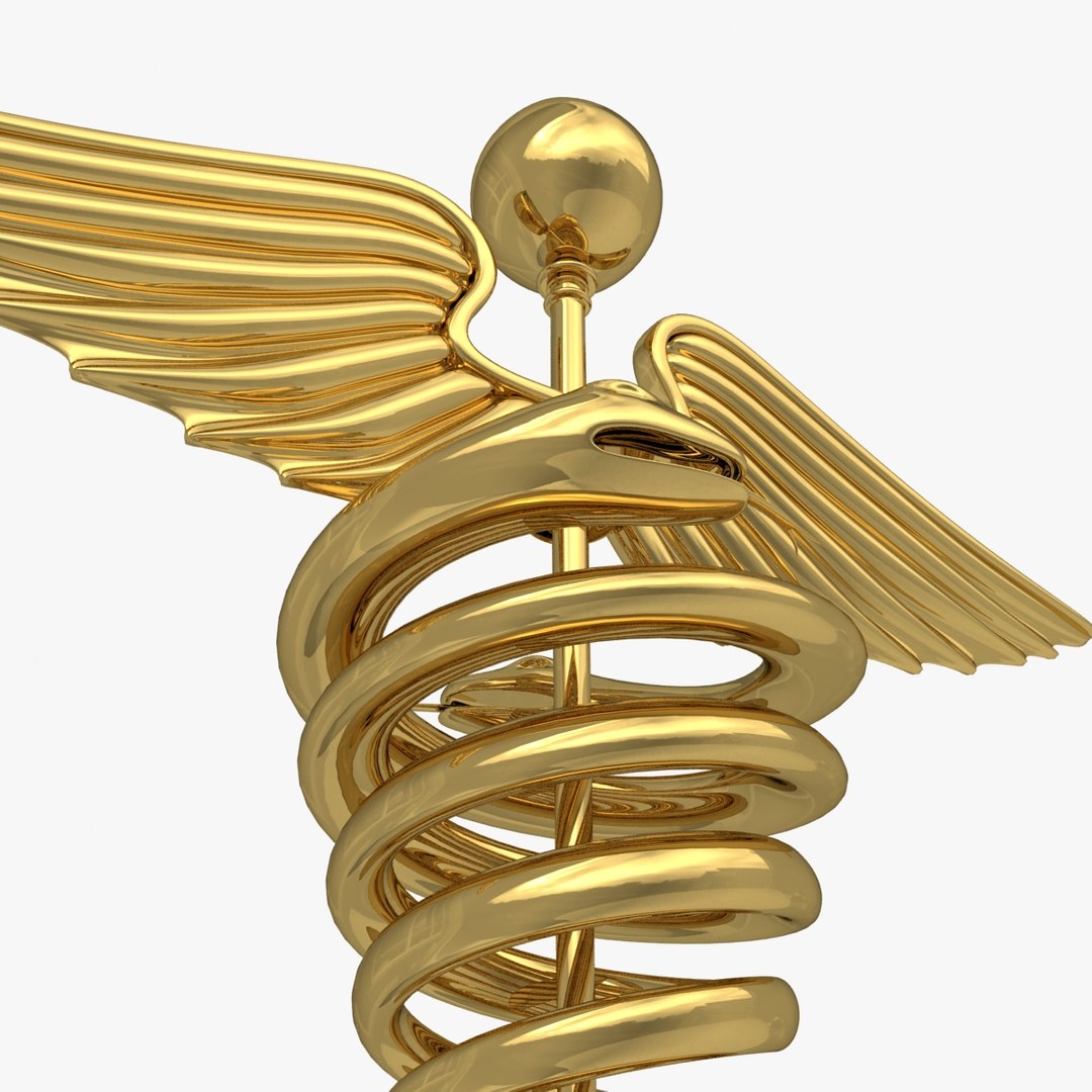 Realistic Caduceus 3d Max