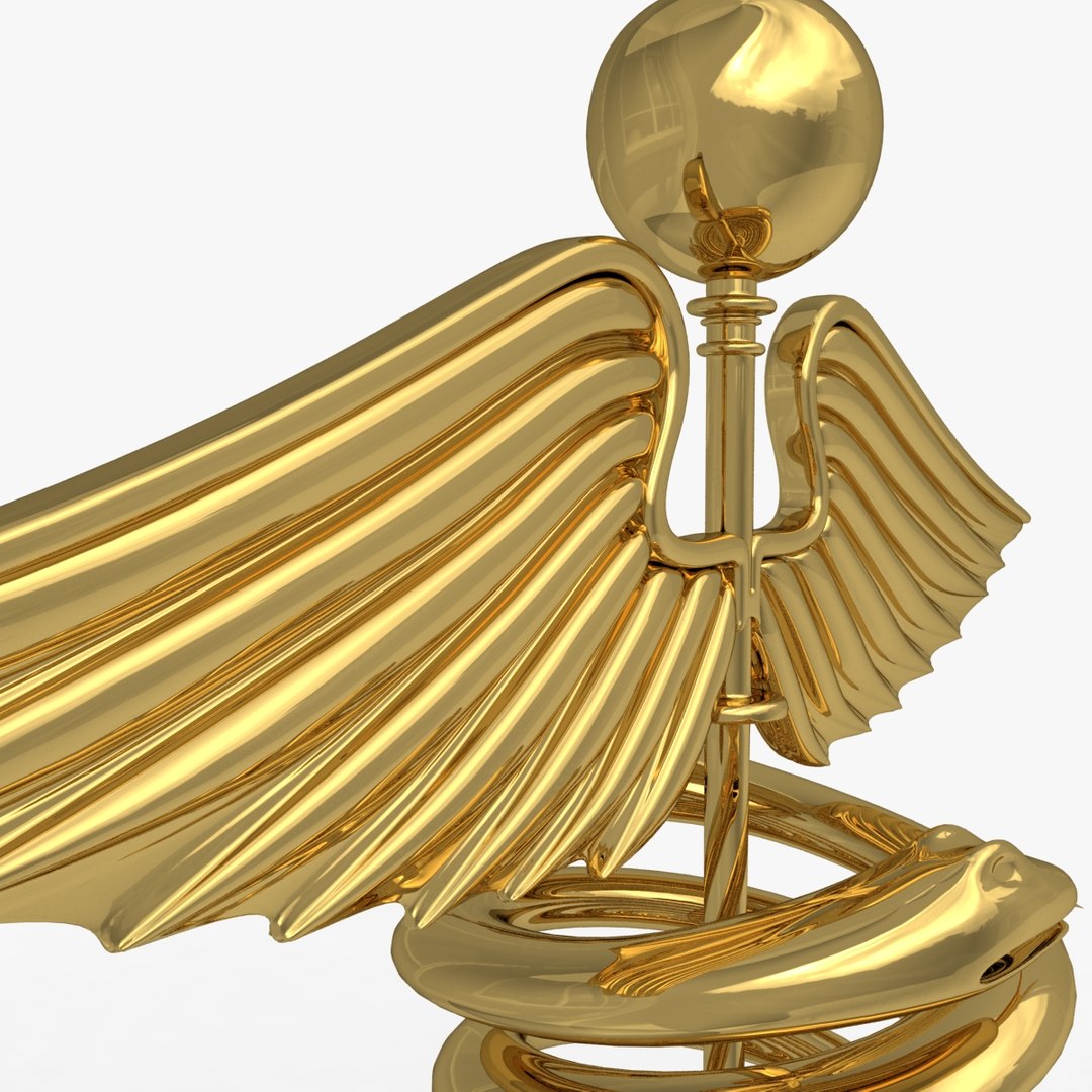 Realistic Caduceus 3d Max
