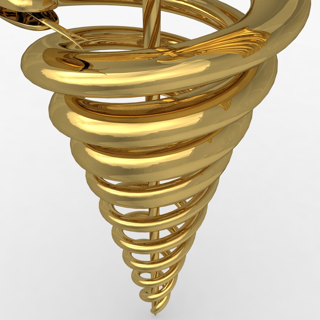Realistic Caduceus 3d Max