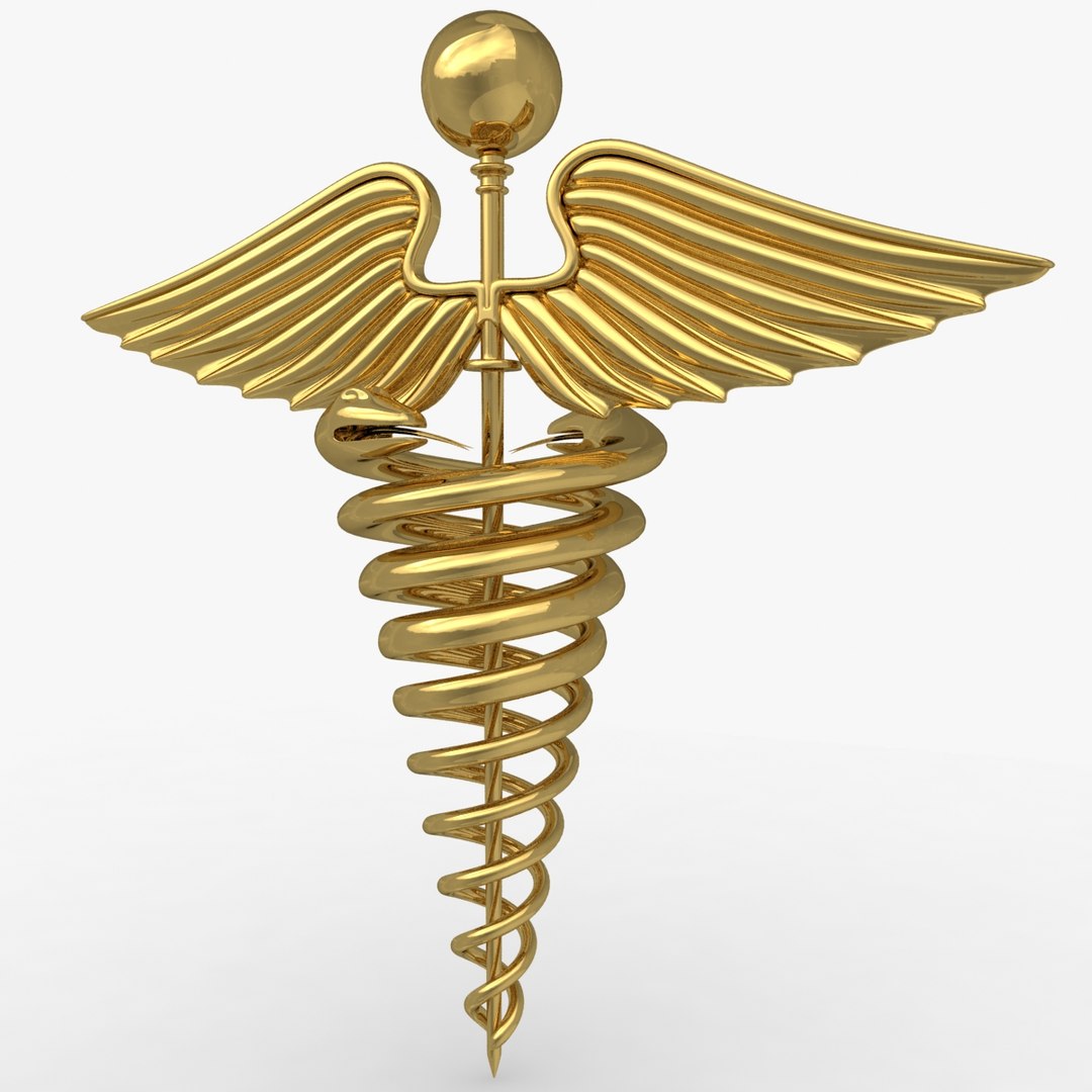 Realistic Caduceus 3d Max
