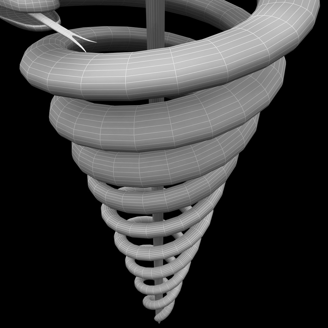 Realistic Caduceus 3d Max