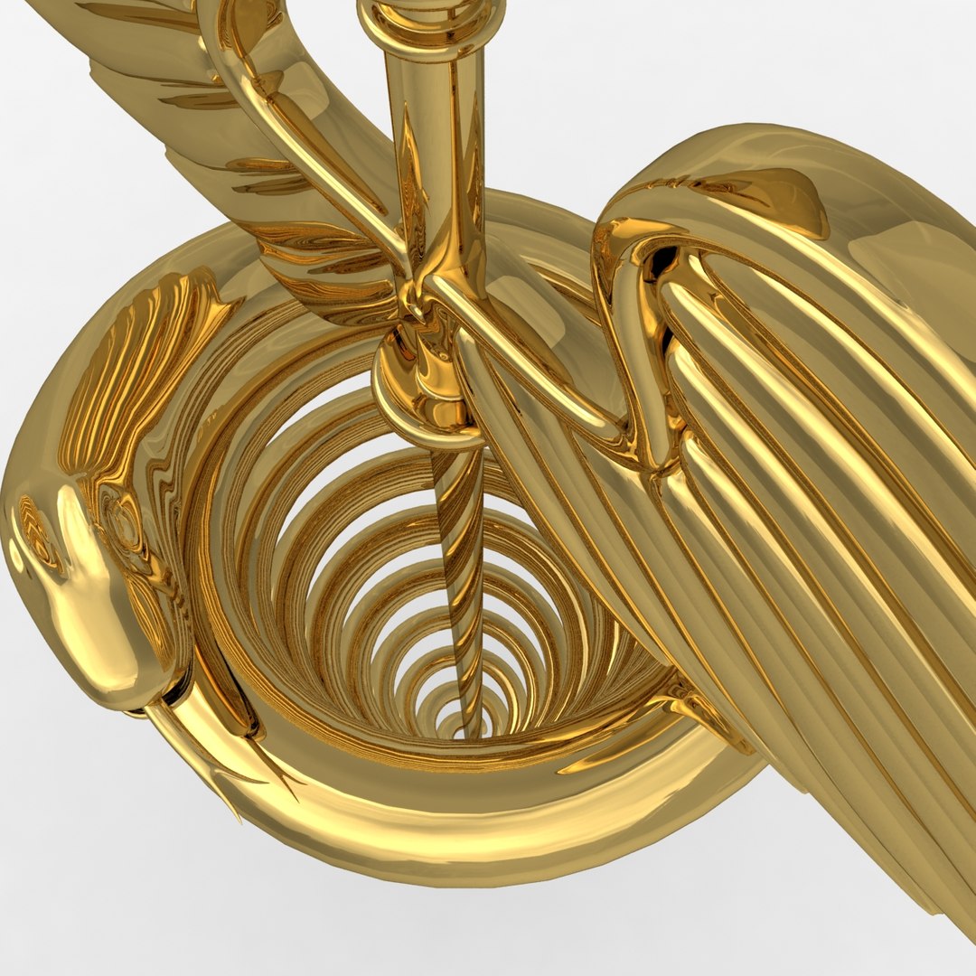 Realistic Caduceus 3d Max