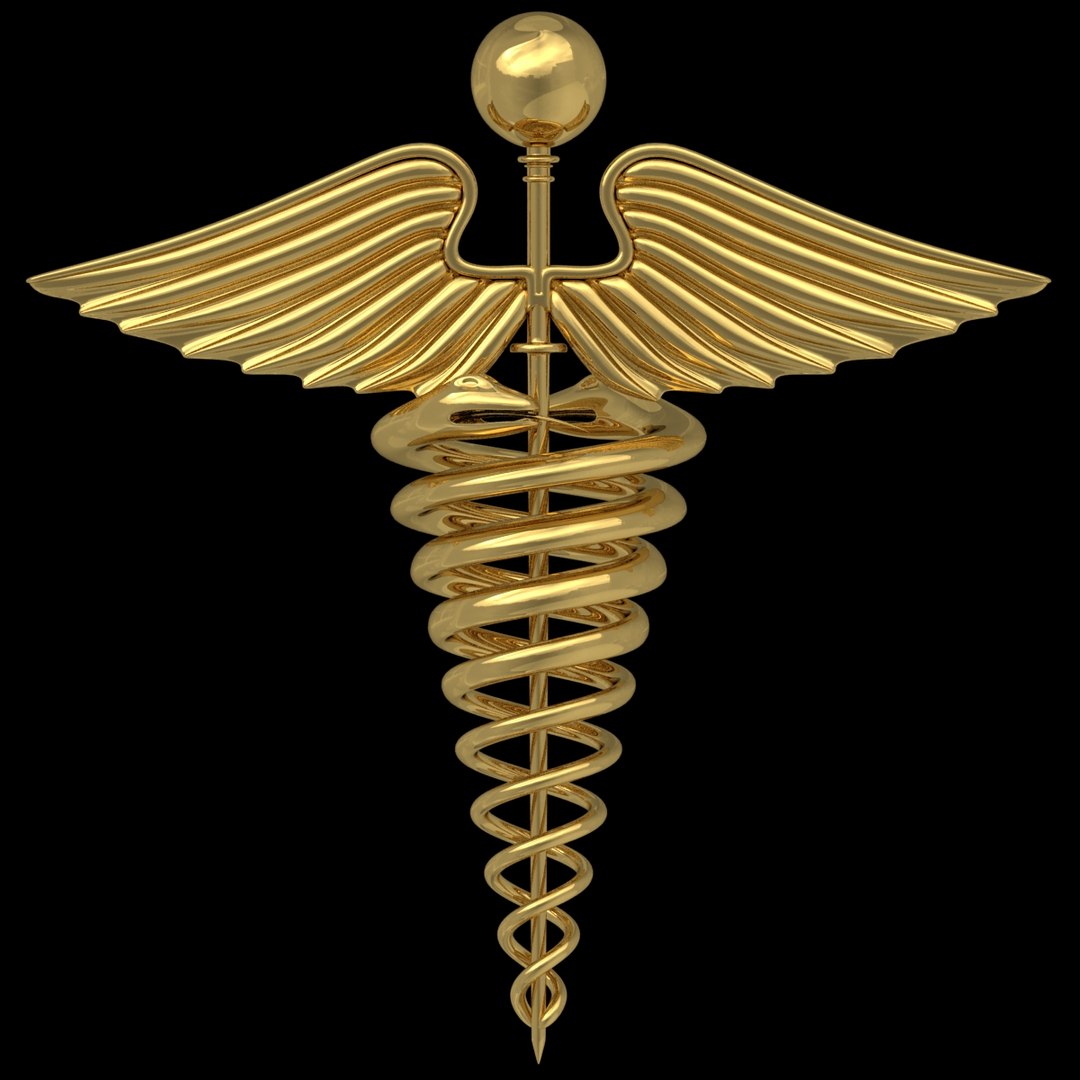 Realistic Caduceus 3d Max