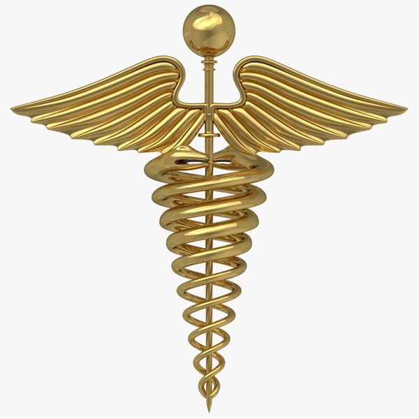 realistic caduceus 3d max