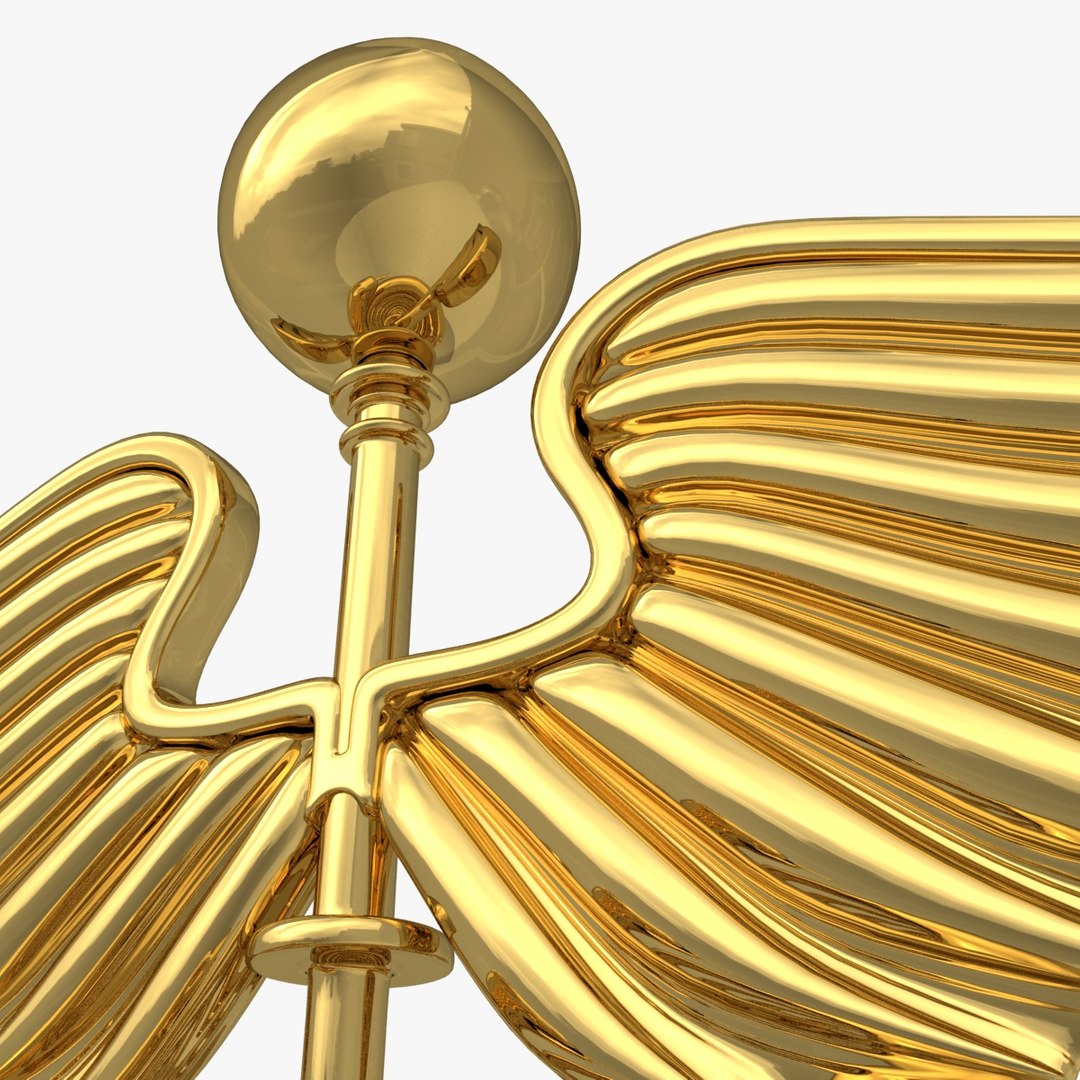 Realistic Caduceus 3d Max