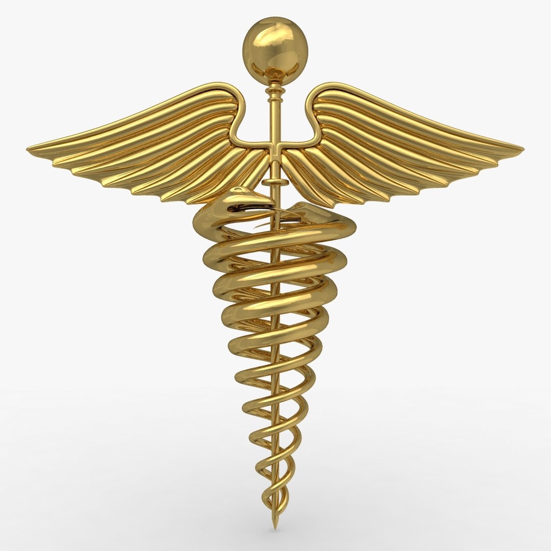 Realistic Caduceus 3d Max