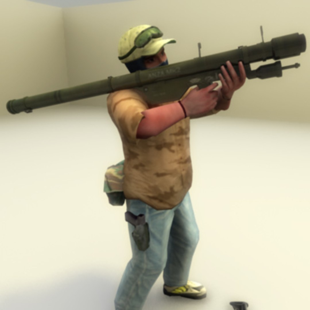 Rigged Fbik Sa-7 3d Model