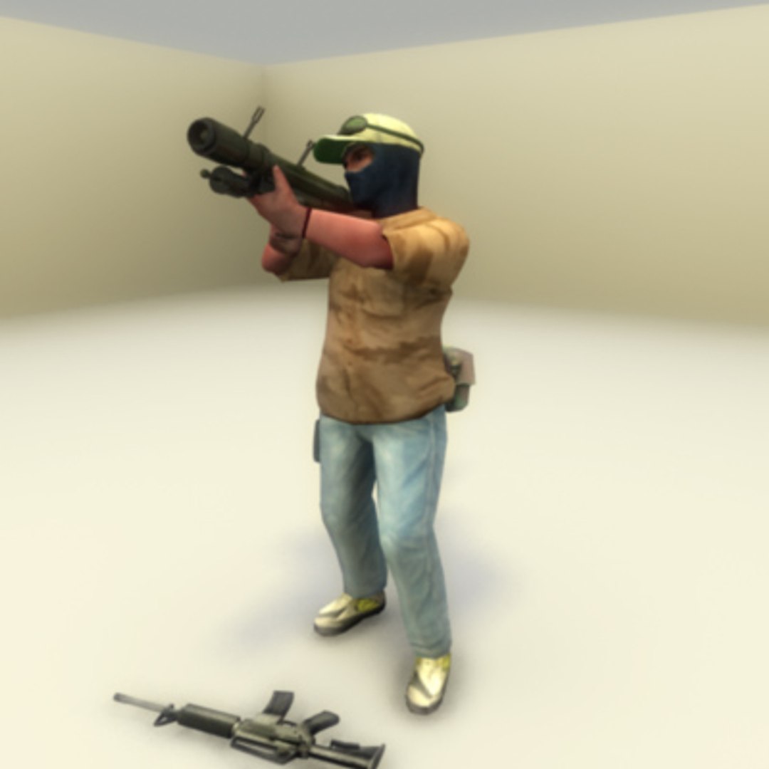 Rigged Fbik Sa-7 3d Model