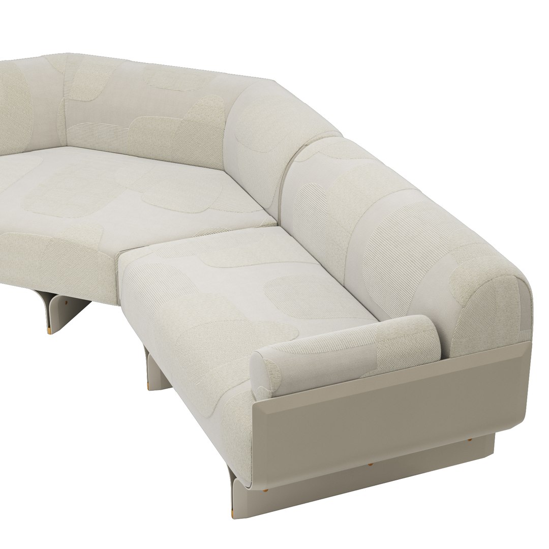 3D Gallotti And Radice Stami Sofa Plus Composition 2 - TurboSquid 2247882