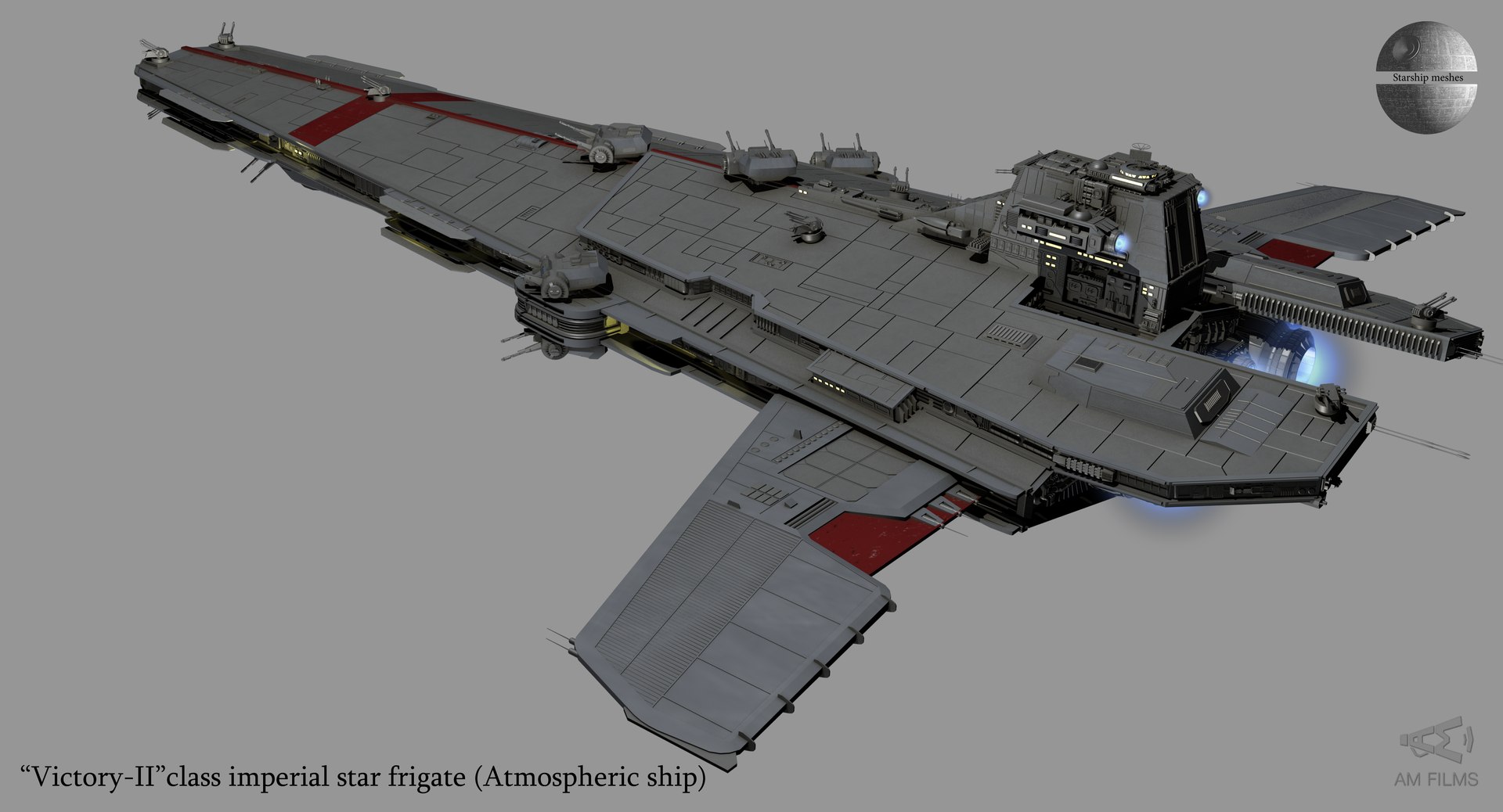 3D Model Victory Imperial Star Frigate - TurboSquid 1200986