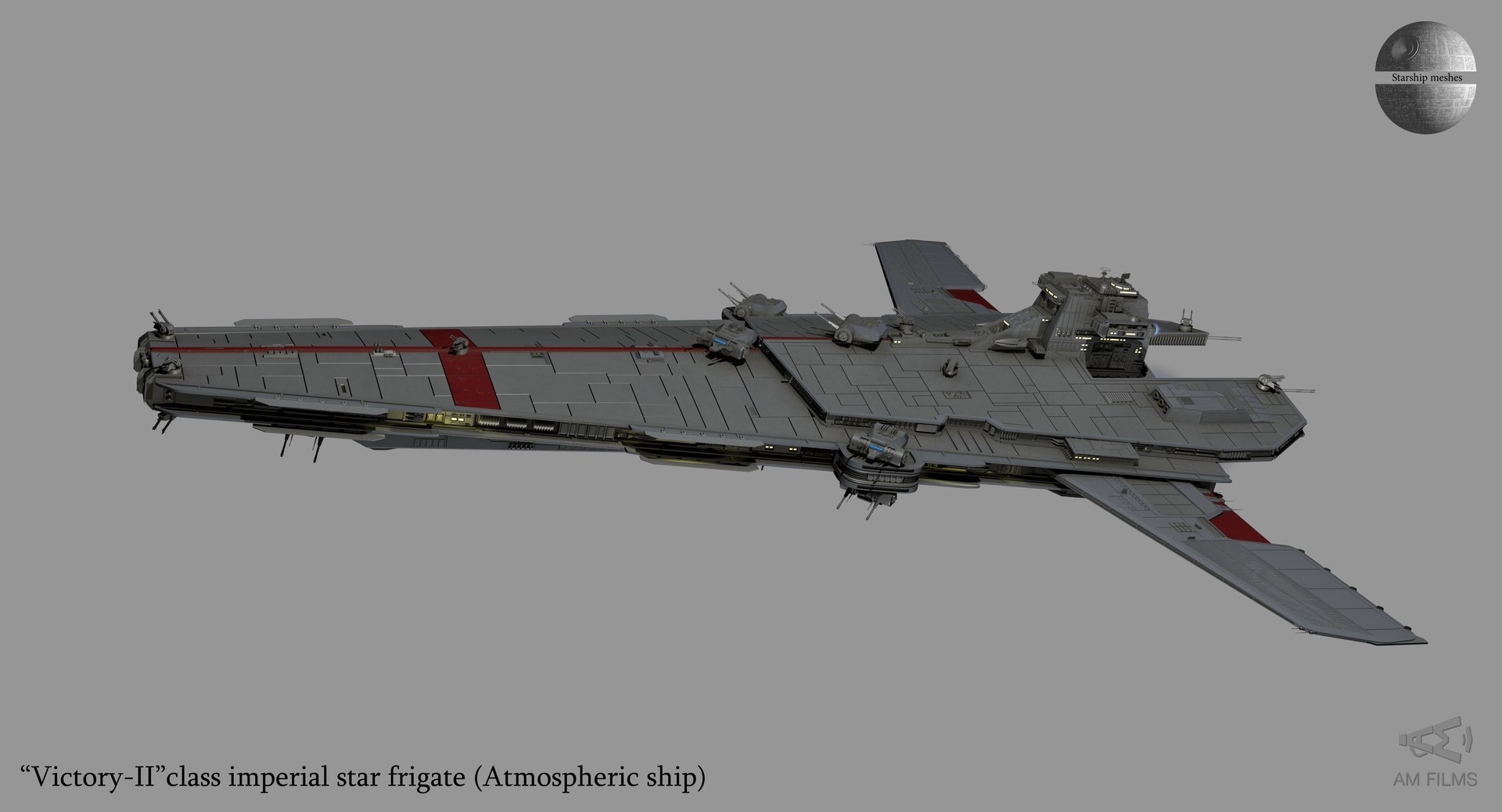 3D Model Victory Imperial Star Frigate - TurboSquid 1200986