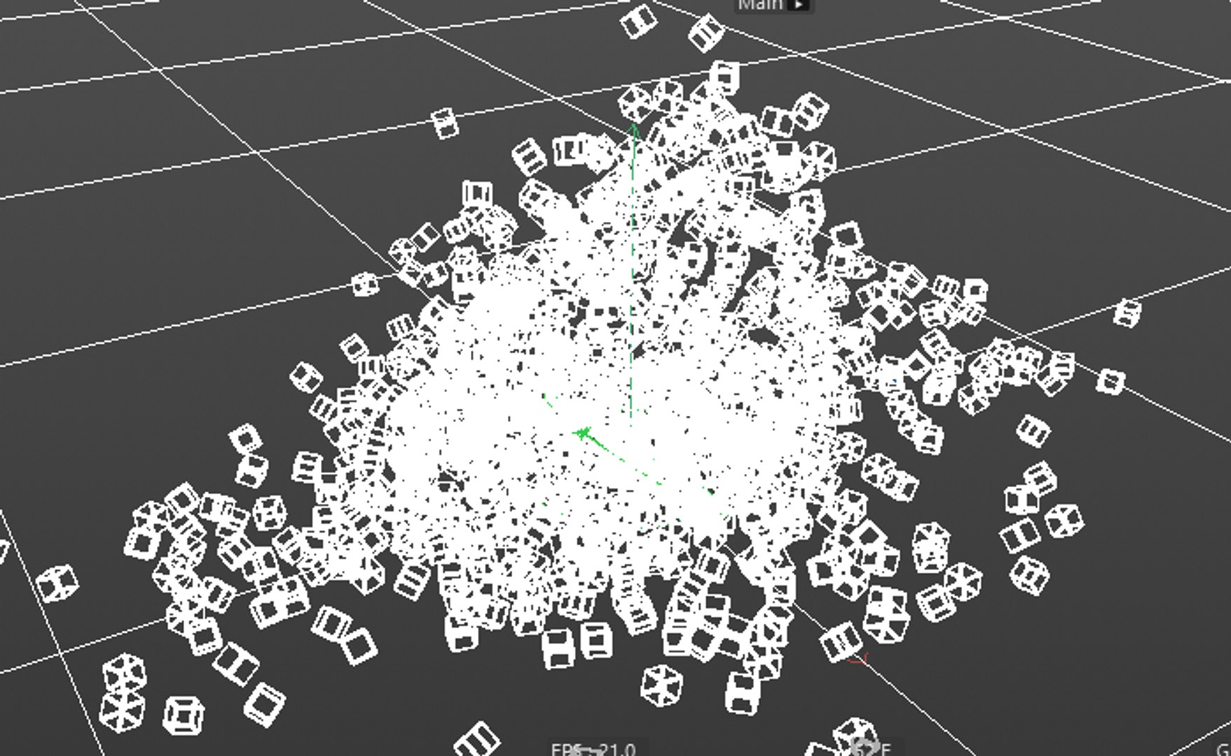 3D cube falling - TurboSquid 1552232