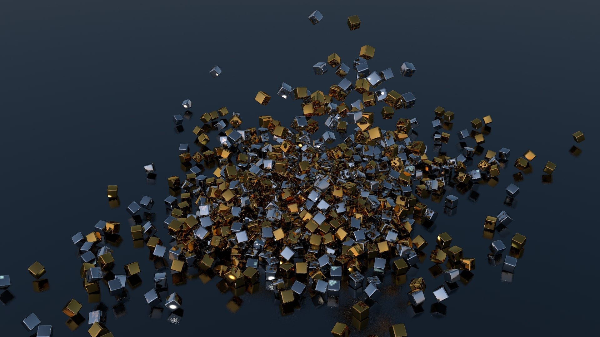 3D cube falling - TurboSquid 1552232