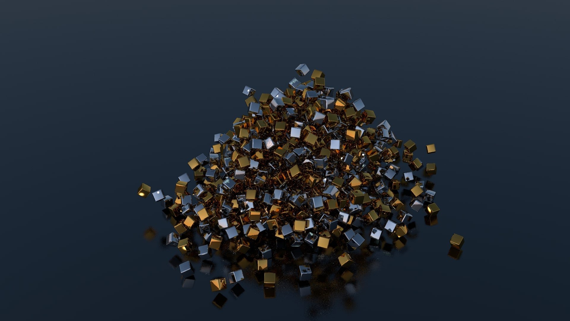 3D cube falling - TurboSquid 1552232