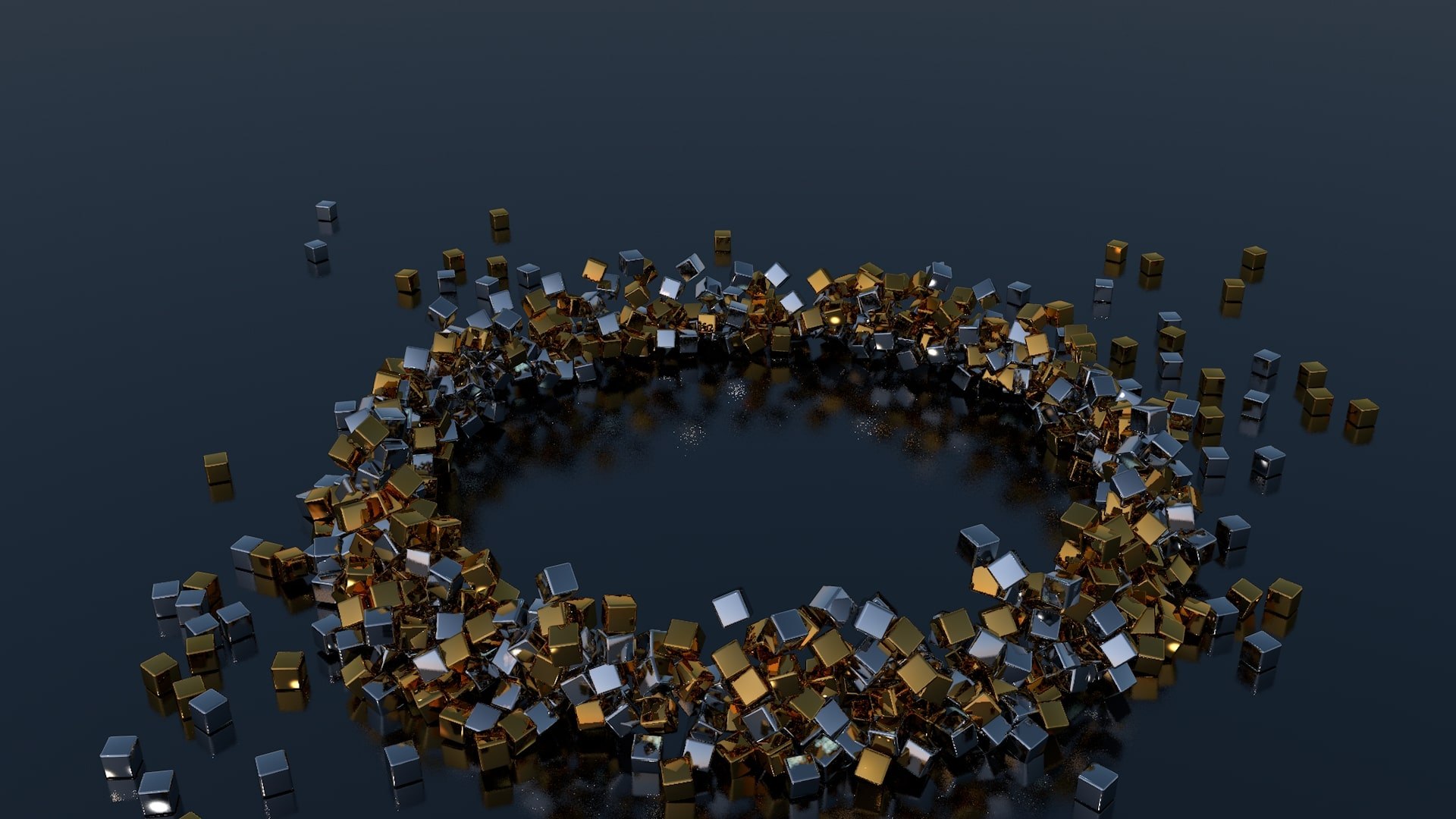 3D cube falling - TurboSquid 1552232