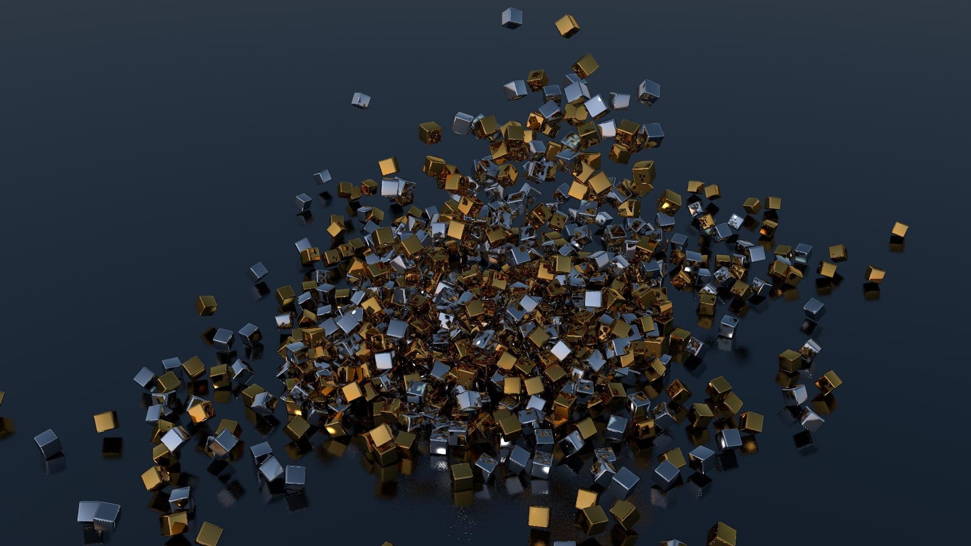 3D cube falling - TurboSquid 1552232