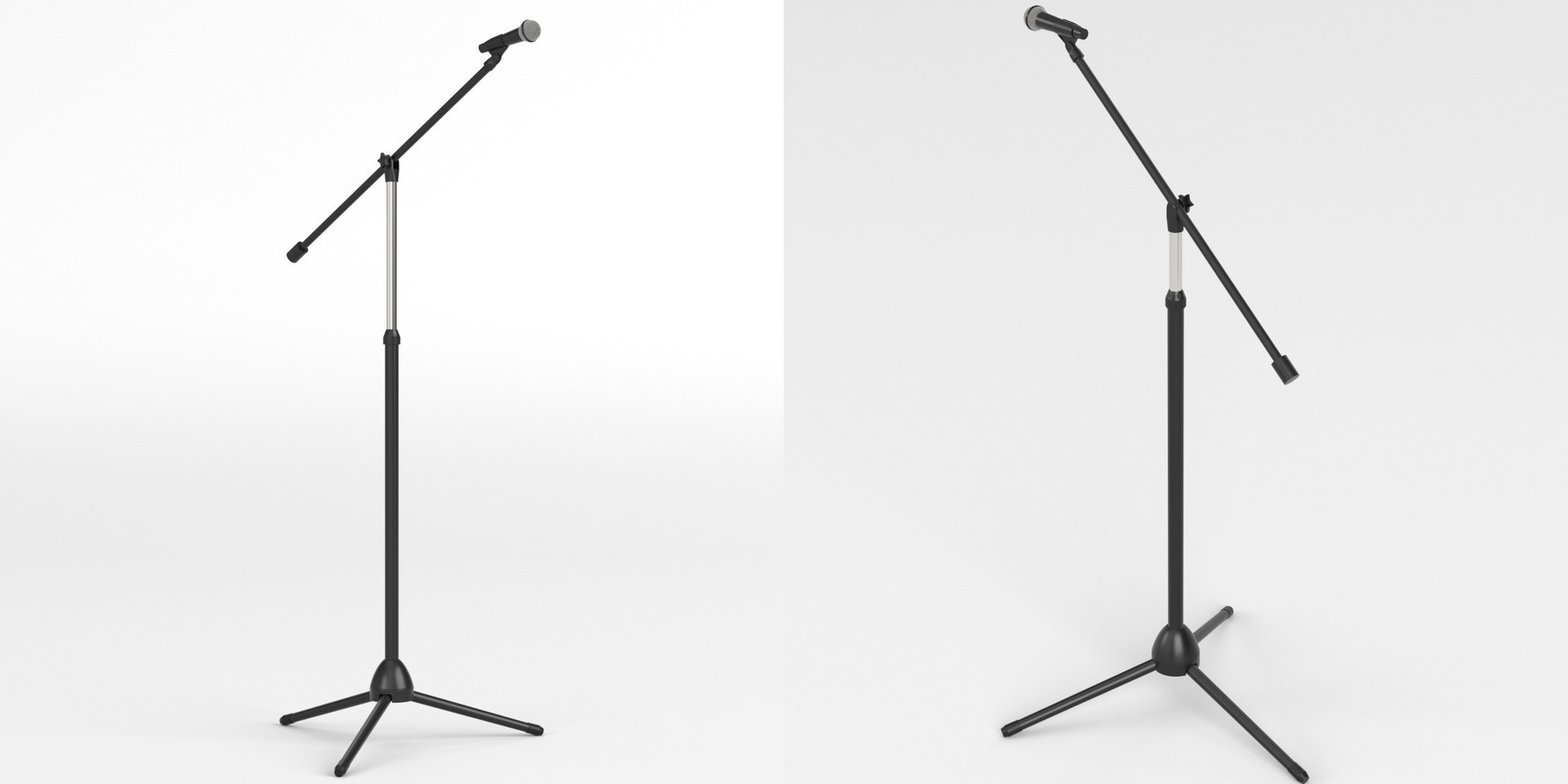 Microphone On Boom Stand 3D Model - TurboSquid 1814817