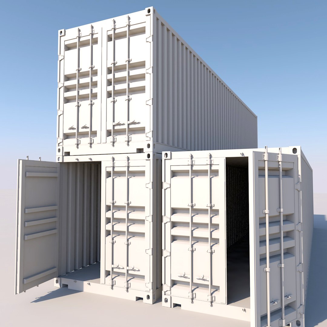 Container 3D model - TurboSquid 1791861