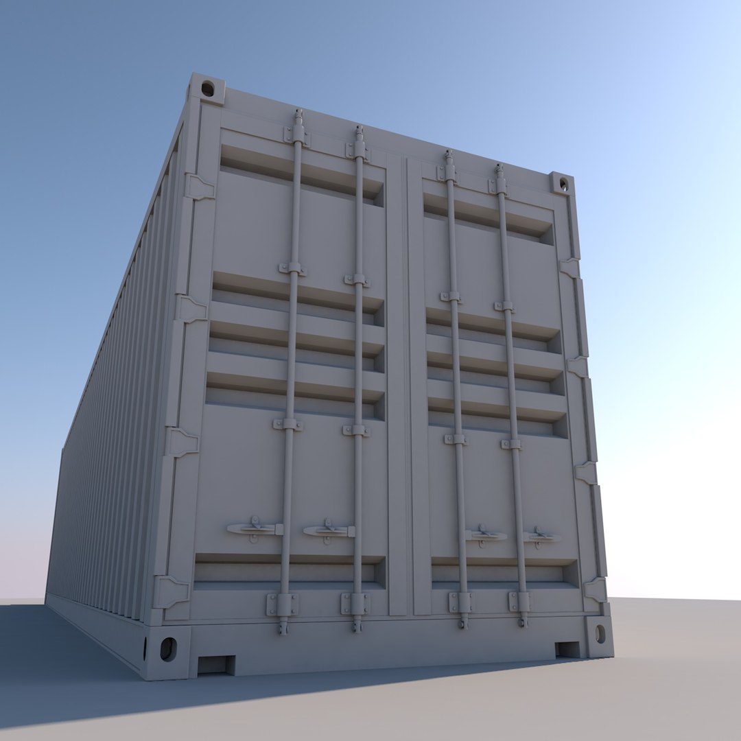 Container 3D model - TurboSquid 1791861