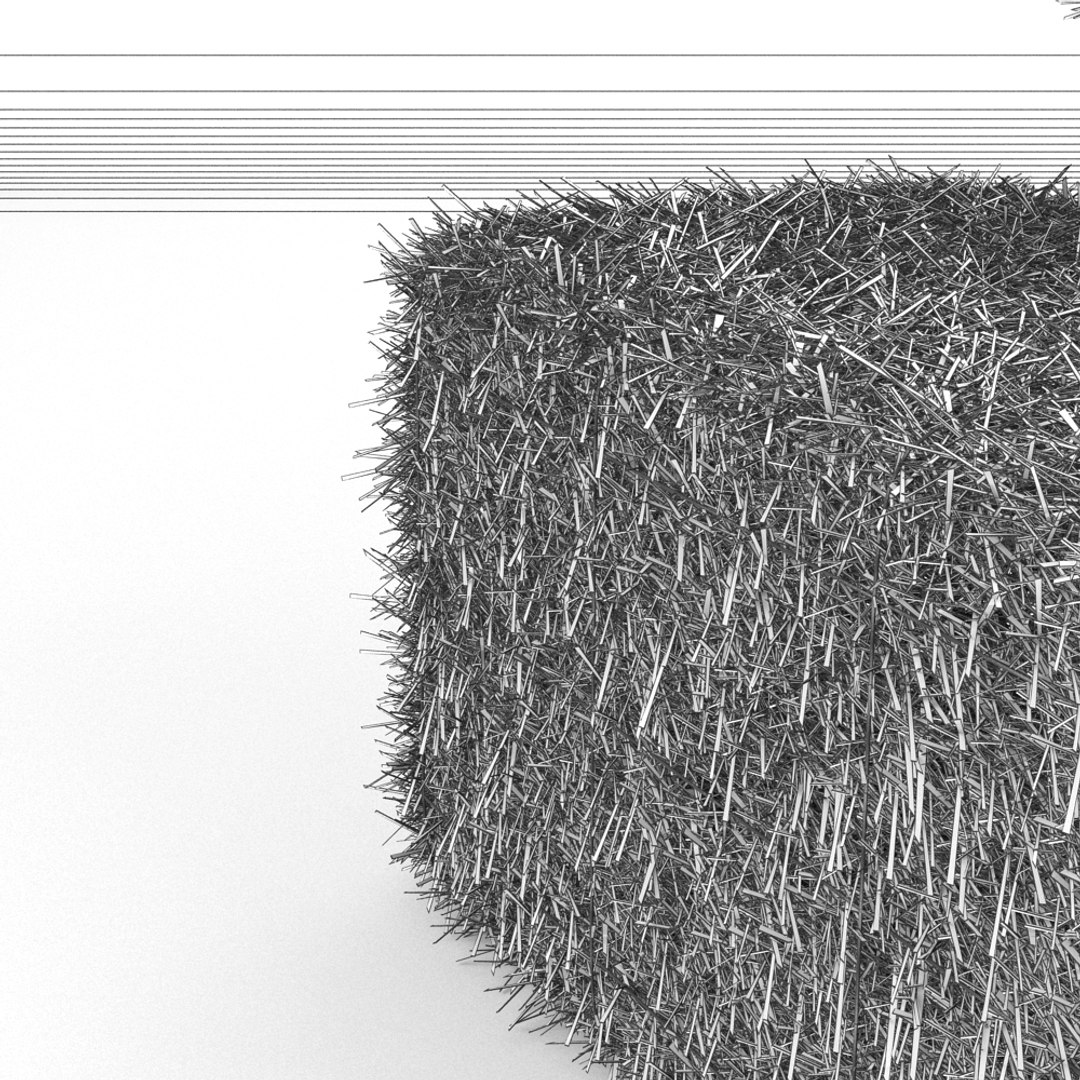 3d Model Hay Bales Realistic