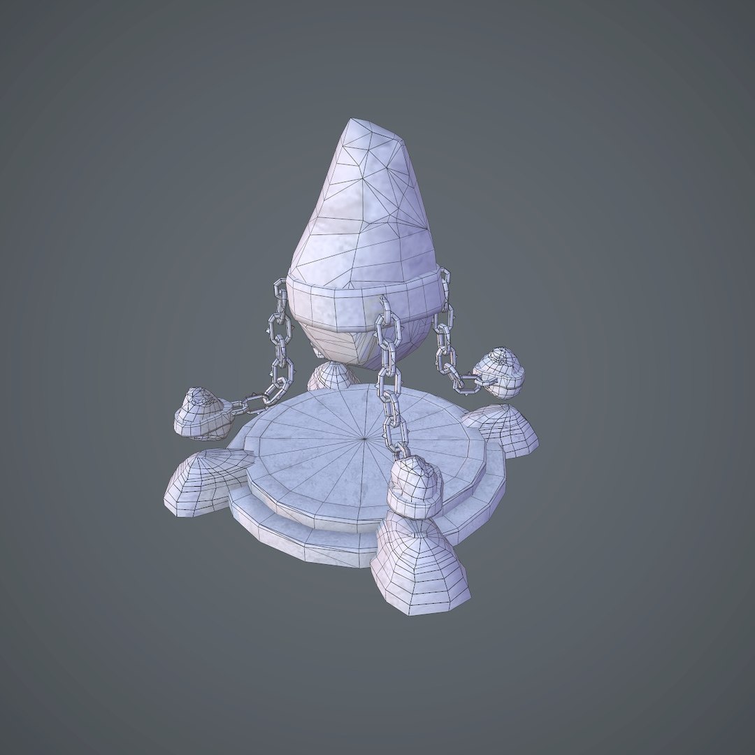 3d Obj Fantasy Runestone