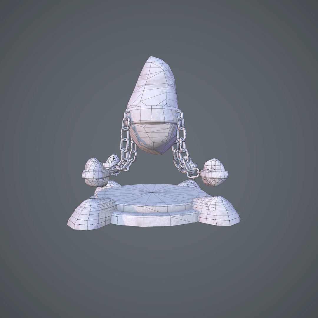 3d Obj Fantasy Runestone