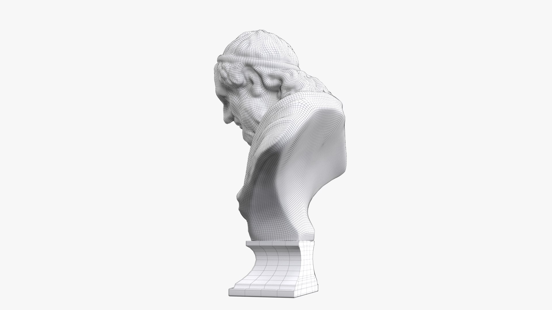 3D Philosopher Marble Bust model - TurboSquid 1907354