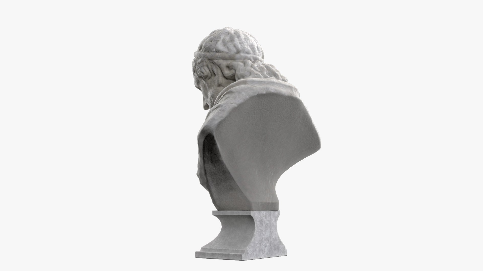 3D Philosopher Marble Bust model - TurboSquid 1907354