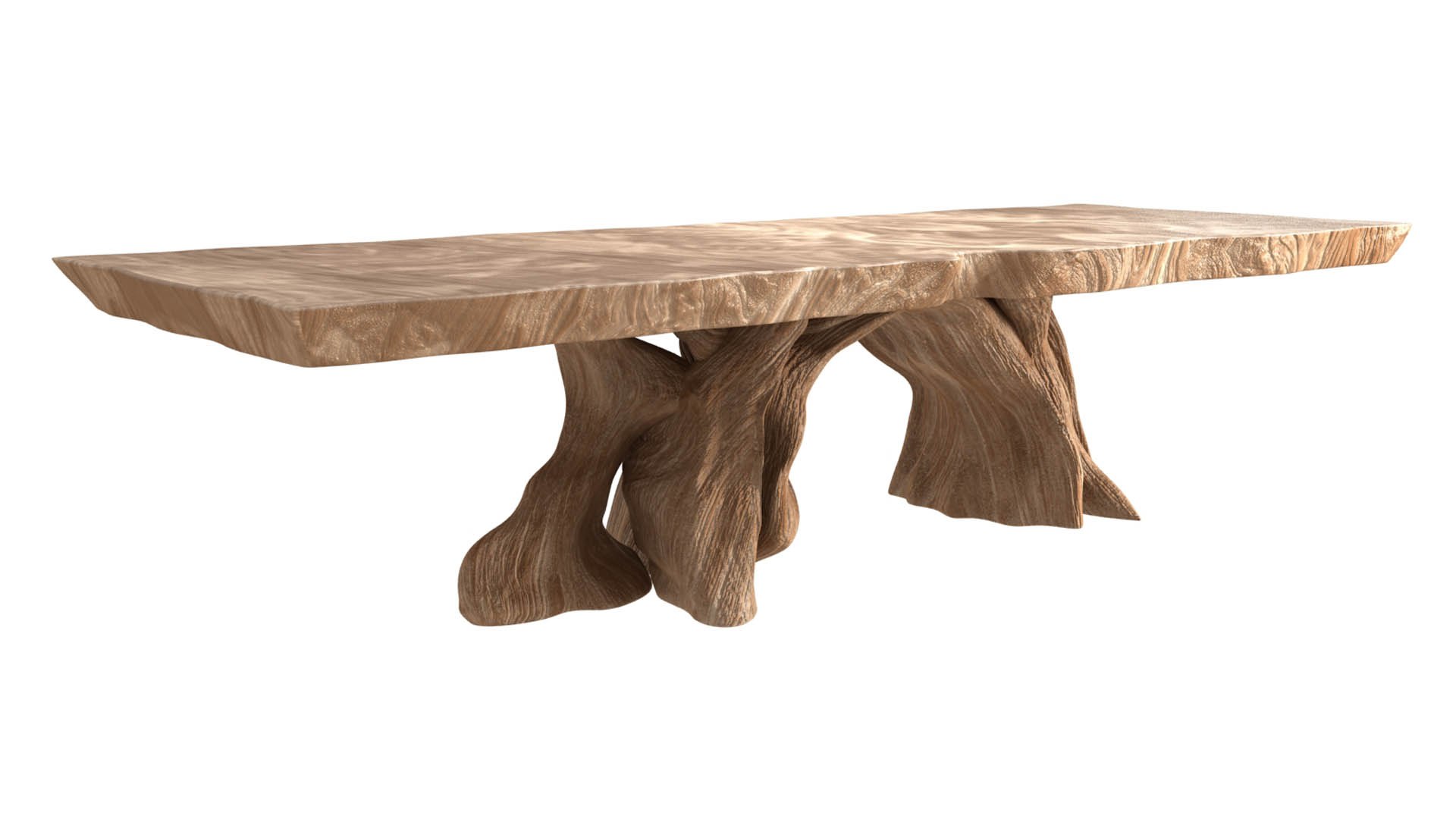 3D Coffee Table Wood Root Model - TurboSquid 2289550