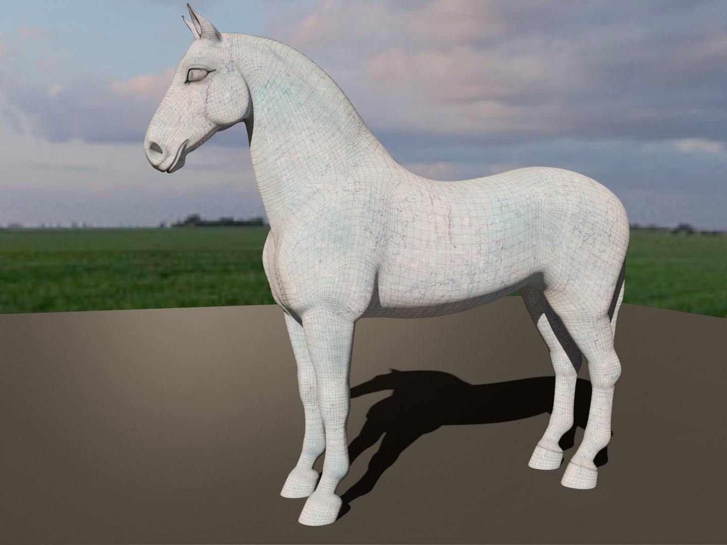 Simple Horse 3D Model - TurboSquid 1572857