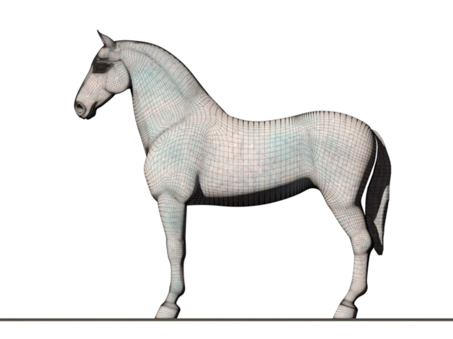 Simple Horse 3D Model - TurboSquid 1572857