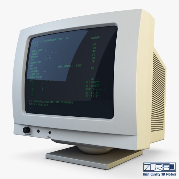 CRT Monitor 3D Models for Download | TurboSquid