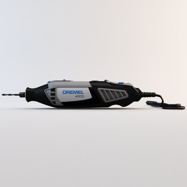 dremel 4000 rotary tool 3d model