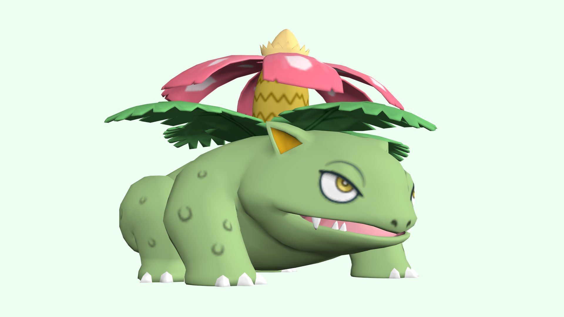 POKEMON VENUSAUR rigged and animated model game already with 14 great ...