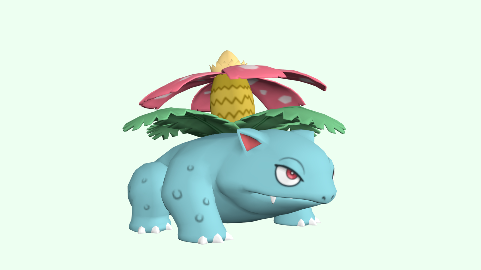POKEMON VENUSAUR Rigged And Animated Model Game Already With 14 Great ...